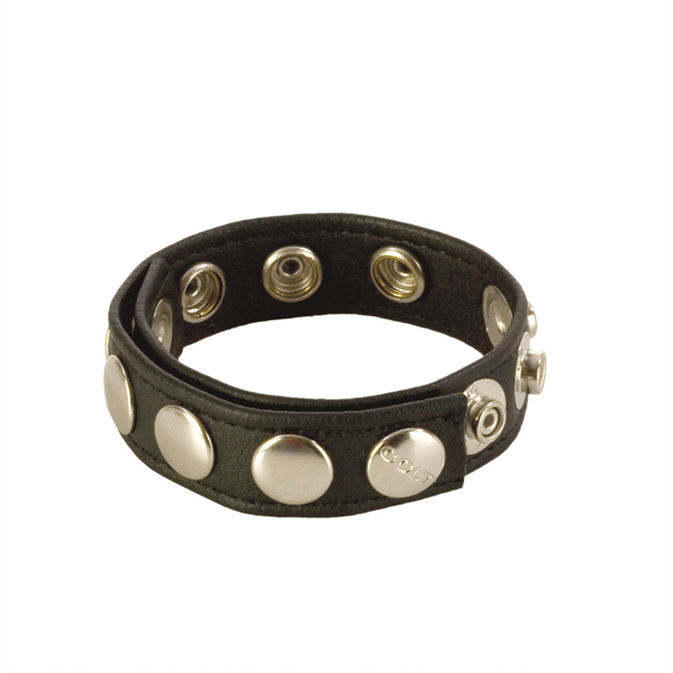 Miss Aphrodite. COLT® 8 SNAP FASTENER LEATHER STRAP